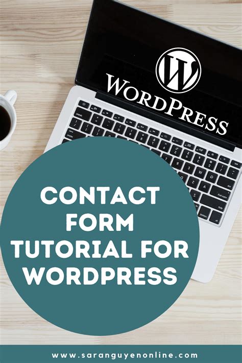 Contact Form Tutorial For Wordpress Sara Nguyen