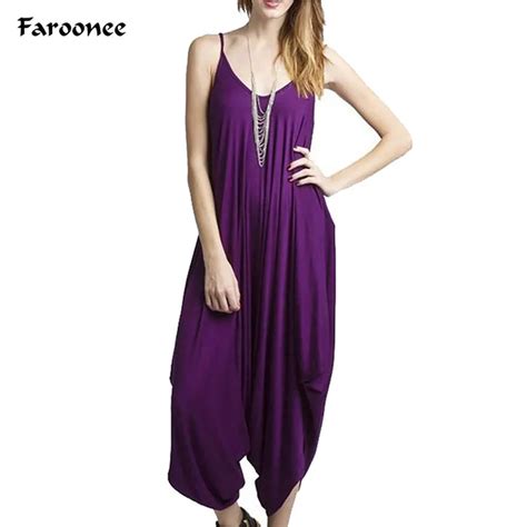 Faroonee Harem Romper Jumpsuit Overalls Womens Beach Playsuit