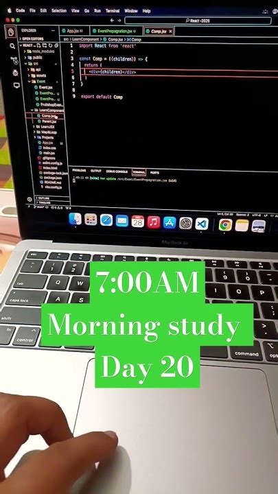 React Js Practice At Morning Day 20 Codingjourney Minivlog Yooutubeshorts Learnreactjs Youtube