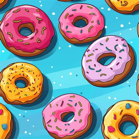 Illustration De Beignets Sans Soudure Photo Stock Libre Public Domain Pictures