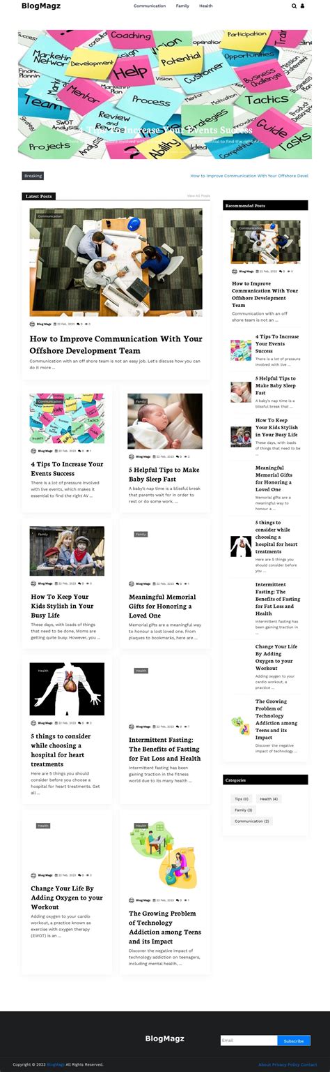 Blogmagz Php Script By Techrobot Codester Blogmagz Php Script By Techrobot Codester