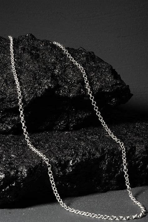 Doch Model Gümüş Zincir 350 Mm Genişlik 60 Cm Gümüş Rengi Takıdepo