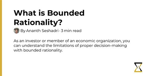 What Is Bounded Rationality Pitch Labs