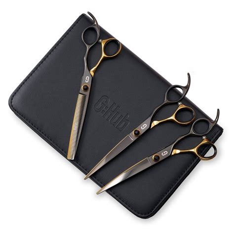 Ghub Noir 3 Piece Scissor Set Groomers Online