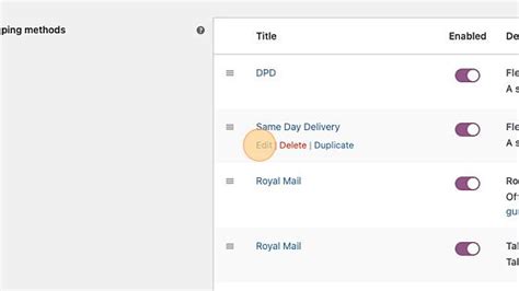 how to map a woocommerce shipping method planufac erp documentation