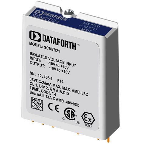Dataforth 7b Voltage Input 7b Module Impulse Embedded