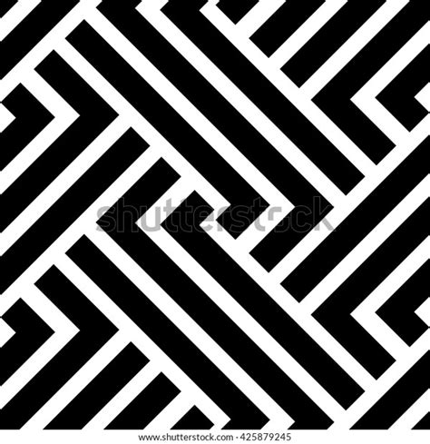 Geometric Pattern Stripes Seamless Vector Background Stock Vector