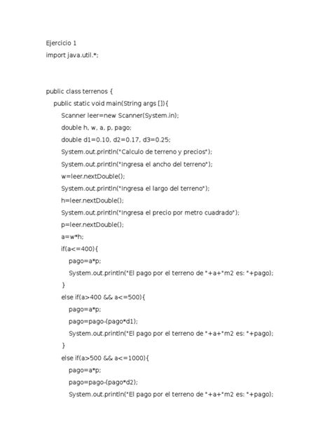 ejercicios resueltos de java pdf programación de computadoras