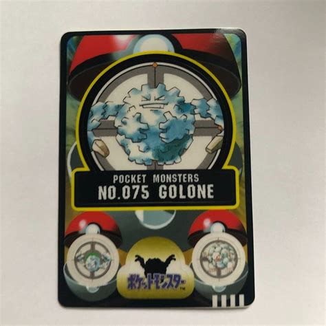 Graveler No75 Pokemon Sealdass 1997 Bandai Japanese Card Sticker