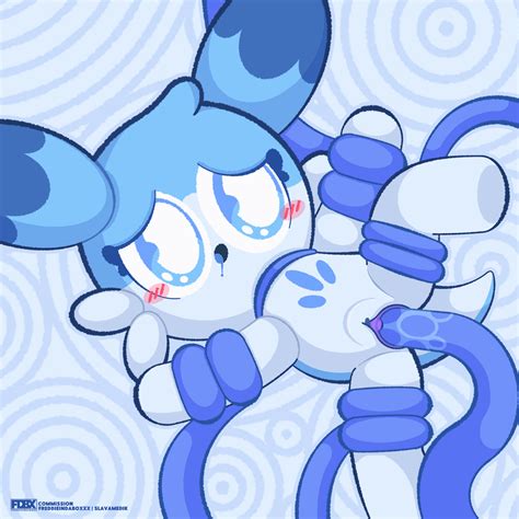 Rule 34 Animated Bent Legs Blush Blush Lines Bodily Fluids Chillet Disembodied Tentacle