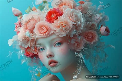 Ai创作图创意唯美女孩 唯美少女与花系列 唯美花卉女孩 3d效果女孩 唯美女孩花儿美女 唯美茶花女孩 唯美花儿少女 写实唯美 花儿美女花与少女 花姑娘设计 写实人物插画 唯美花朵女孩 美妆少女