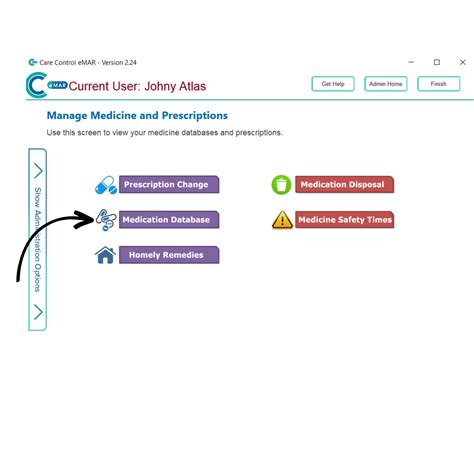 Viewing The Medication Database Care Control Learning Hub