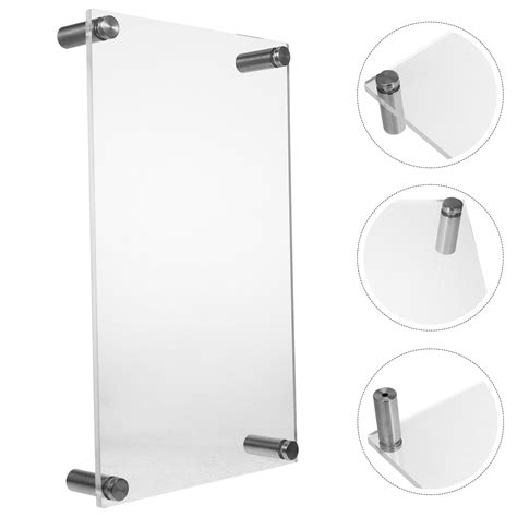 Raindrops Computer Screen Riser Clear Monitor Riser With Storage