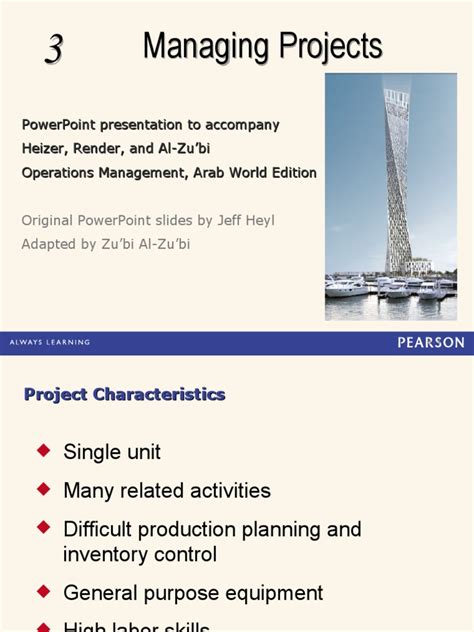 Ch 3 Pdf Variance Project Management