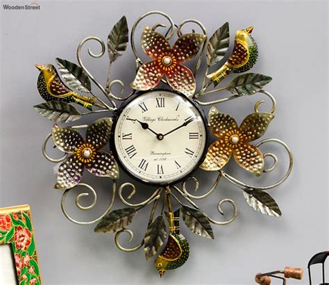 Metal Wall Clock Buy Metal Clock Online In India At Upto 55 Off