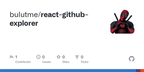 Github Bulutmereact Github Explorer