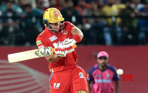 Dharamshala Pkbs Batsman Liam Livingstone Plays A Shot During The