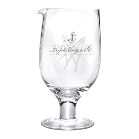 Wholesale Footed Mixing Glass 27oz Wine N Gear