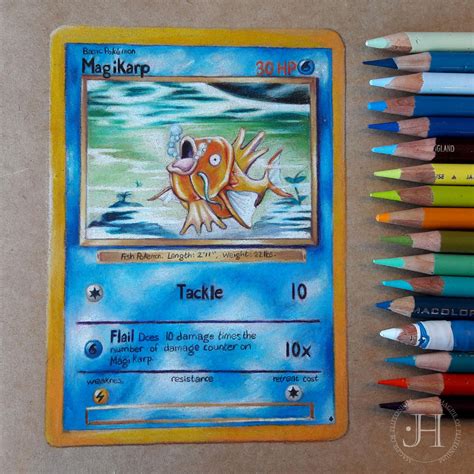 Magikarp Pokemon Card By Magpie Of Plutonium On Deviantart