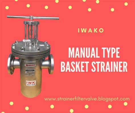 StrainerFiltervalve Basket Strainer IWAKO