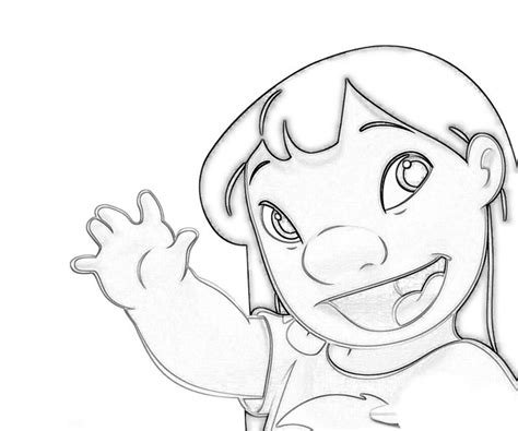 Evil Stitch Pencil Drawing