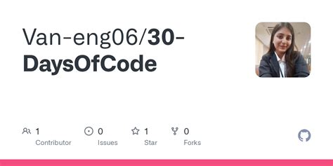 Github Van Eng0630 Daysofcode