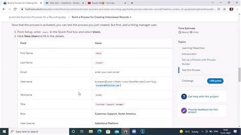 Build A Process For Creating Interviewer Records Salesforce Salesforceadmin Crm Create Youtube