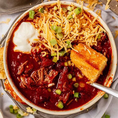 Best Slow Cooker Steak Chili Easy Recipe