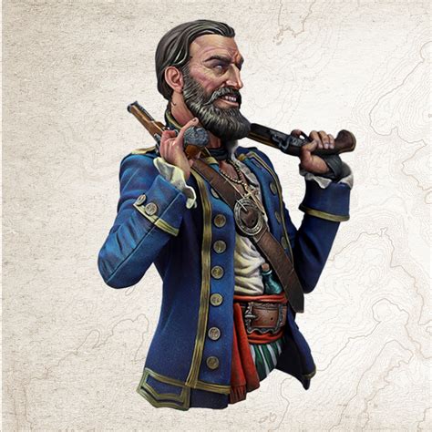 Scale 75 Elliot „lucky Shot“ Manyard Büste Brückenkopf