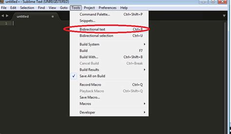 Sublimetext3 How Can I Use A Right To Left Language In Sublime Text