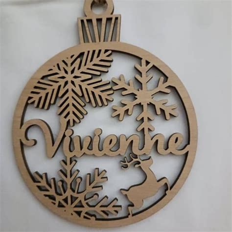 Personalized Christmas Ornaments Custom Christmas Tree Decor Wood