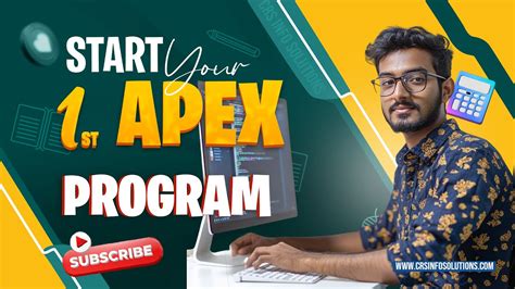 01 🚀 Salesforce Apex Development Write Your 1st Program 🏆 Youtube