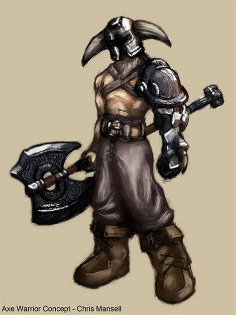 Axe Warrior Concept By Capnbubs On Deviantart