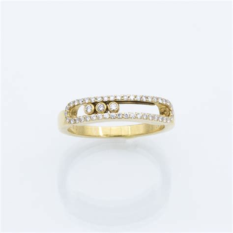 Bague Messika Move En Or Jaune Et Diamants Bijouterie Harcaut