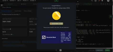 Abishek Kumar Ts On Linkedin Geekstreak2024 Deutschebank