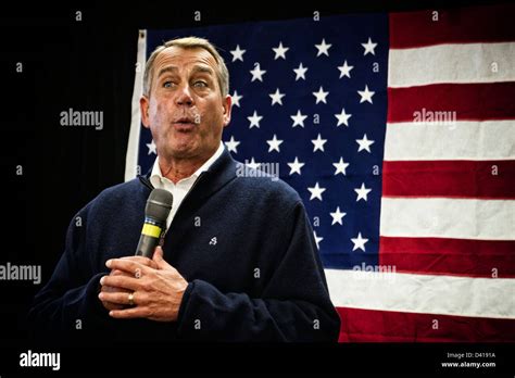 House Speaker John Boehner Displaying One Of His Animated Facial