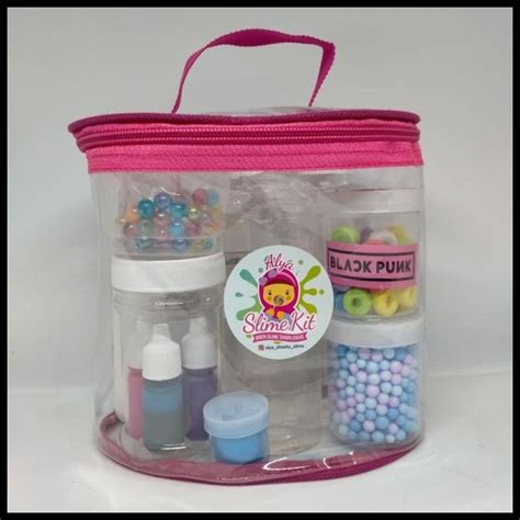 Jual Slime Kit Isi Banyaklengkapanti Gagal Slime Kit Mediumbahan