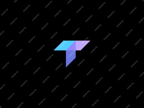T 로고 디자인 프리미엄 벡터