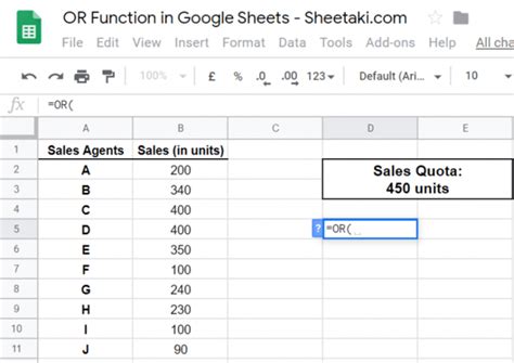 How To Use OR Functions In Google Sheets Step By Step