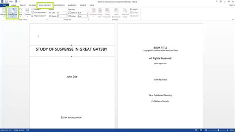 How To Make A Book In Word Howtech