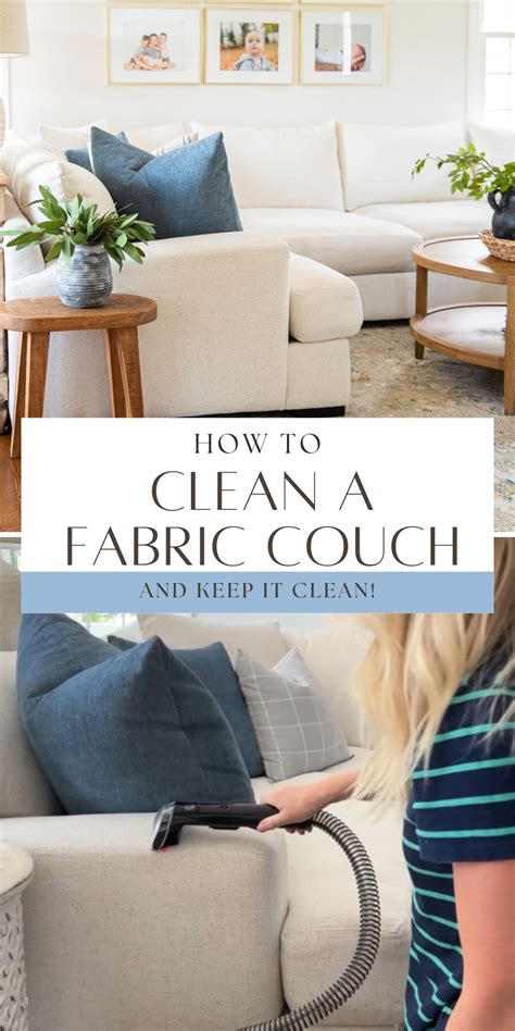 How To Deep Clean A Fabric Couch At Home Jenna Kate At Home