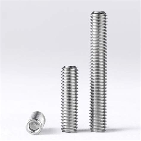 M16 M16 A2 Stainless Steel Cup Point Set Screws Metric Headless Screw