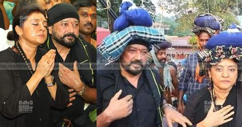 ആദ്യ ശബരീശ ദർശന സായൂജ്യത്തിൽ പാർവ്വതി താര ദമ്പതികളായ ജയറാമും പാ