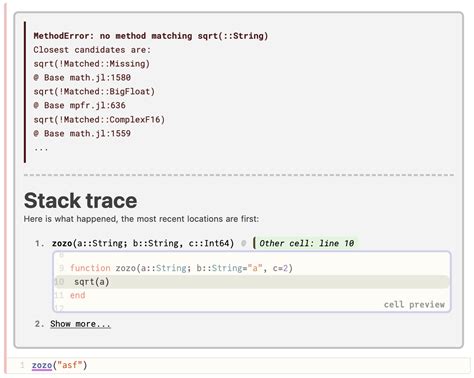 🧾 New Stack Traces In Pluto More Colorful Less Intimidating