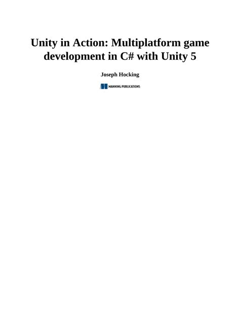 Solution Unity In Action Multiplatform Game Development In C With