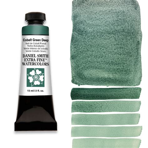 Dark Green Watercolor