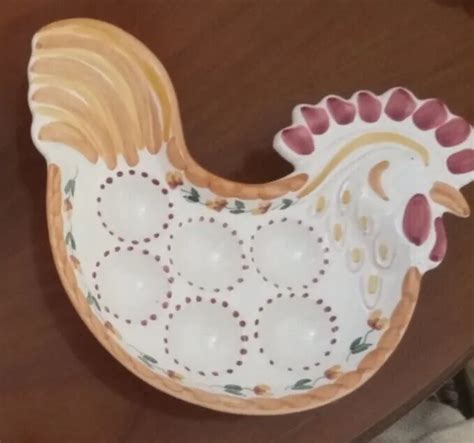 Piatto Portauova Gallina Ceramica Di Vietri Eur 2000 Picclick It