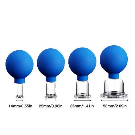 Cupping Therapy Sets Glass Facial Cupping Set Silicone Vacuum Suction