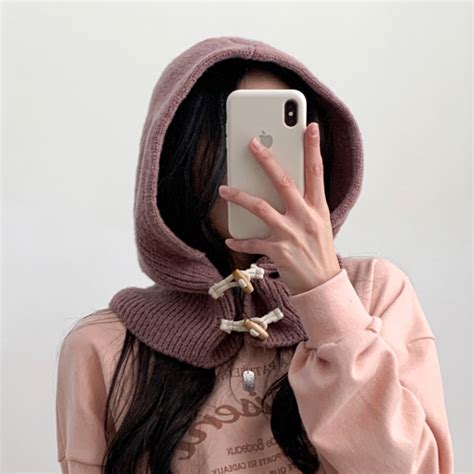 비마이뮤즈 🔥국내제작유사품주의🔥 빌리 도톰 바라클라바 골지 떡볶이 단추 니트 봄 모자 넥워머 후드 목토시 7color