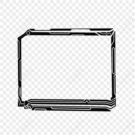 Technology Border Modern Technology Tech Borders Hand Painting PNG Image And Clipart Image